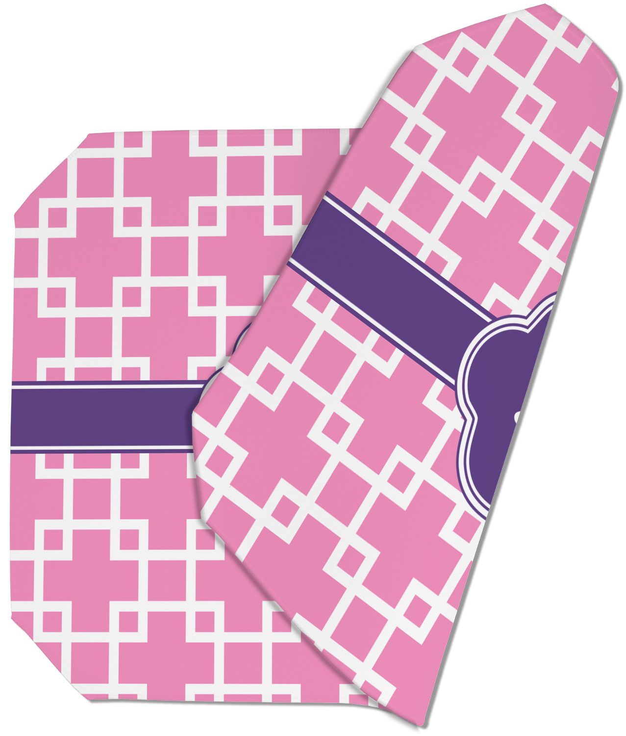 Custom Linked Squares Dining Table Mat - Octagon w/ Name or Text ...