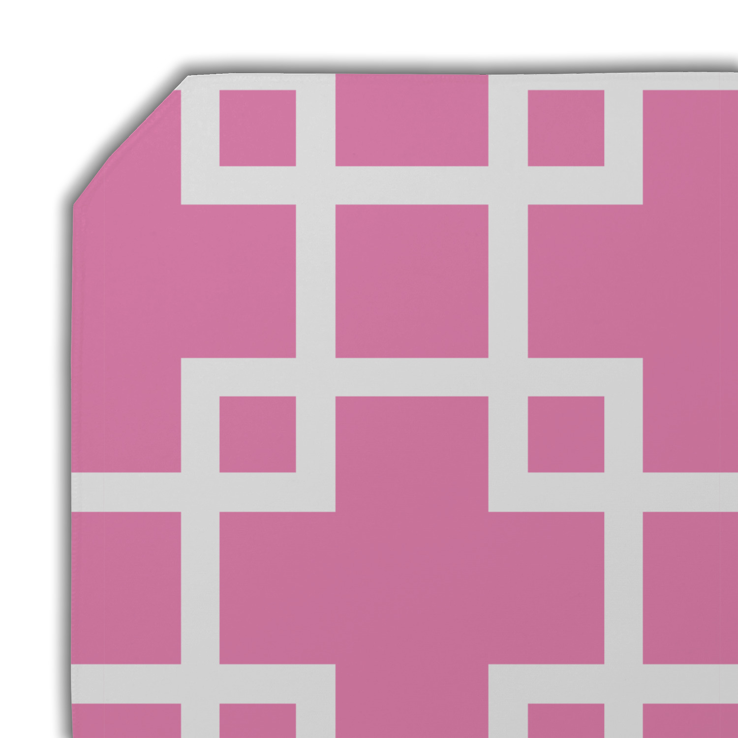 Custom Linked Squares Dining Table Mat - Octagon w/ Name or Text ...