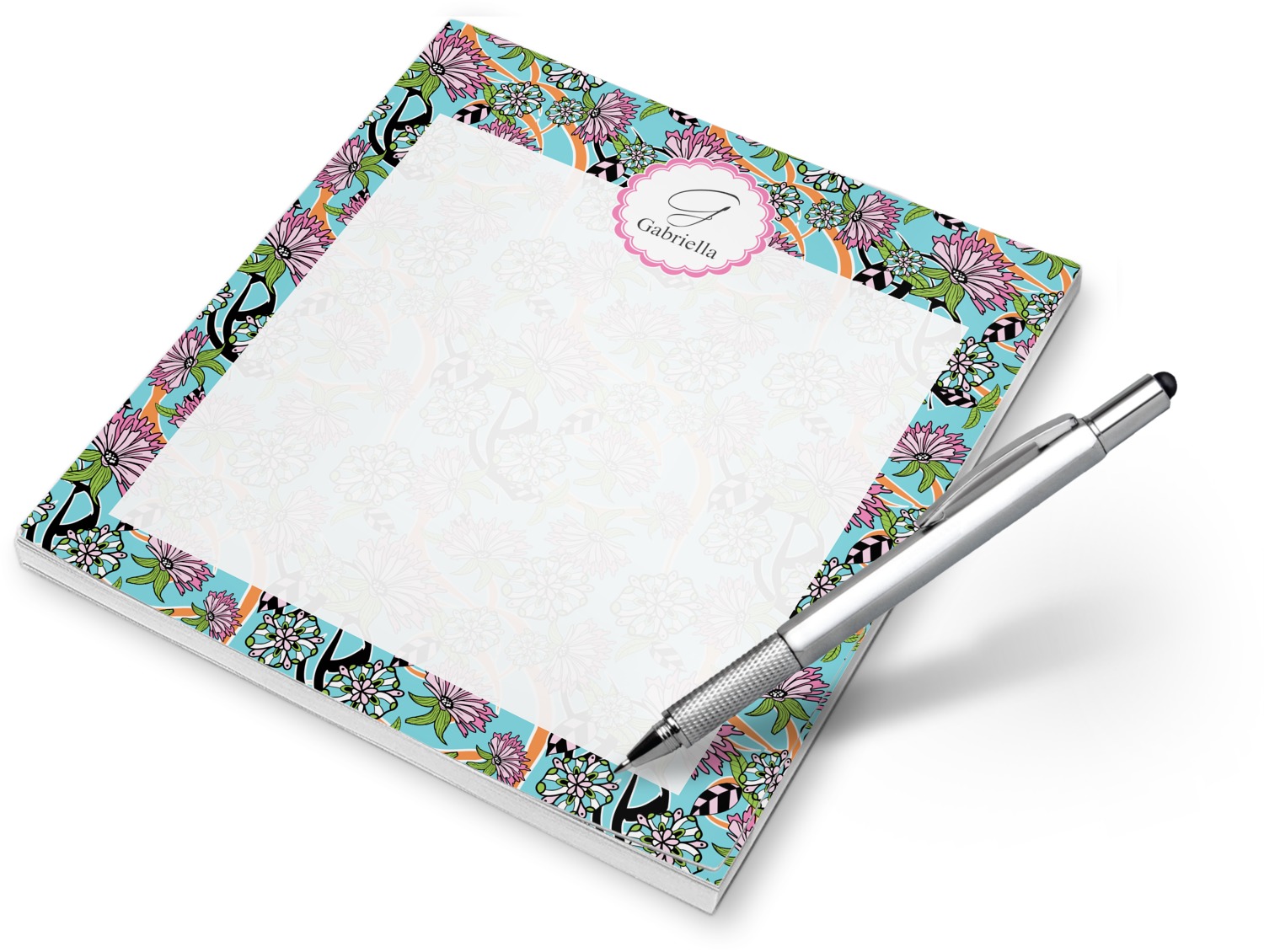 Summer Flowers Notepad (Personalized) - YouCustomizeIt