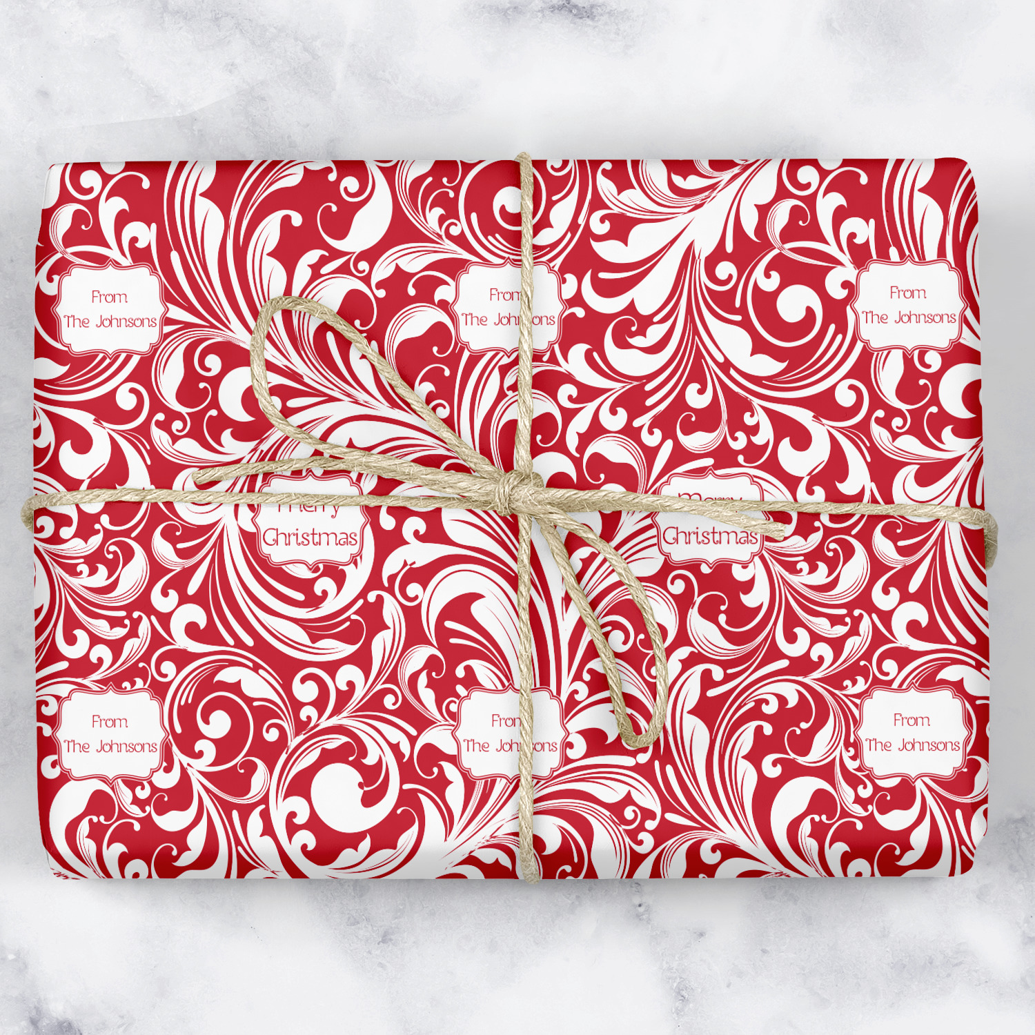 Swirl Wrapping Paper (Personalized) - YouCustomizeIt