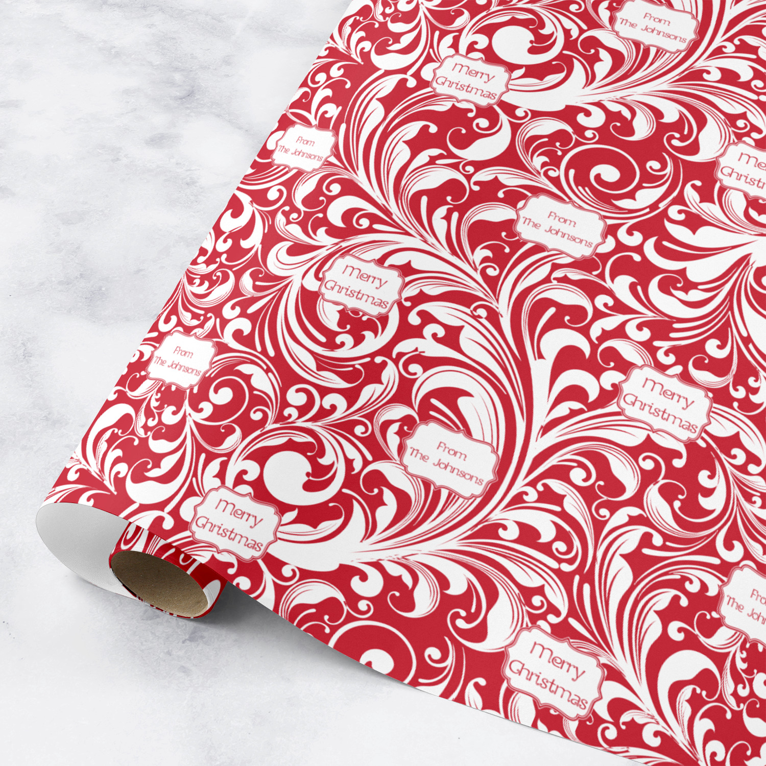 Swirl Wrapping Paper (Personalized) - YouCustomizeIt