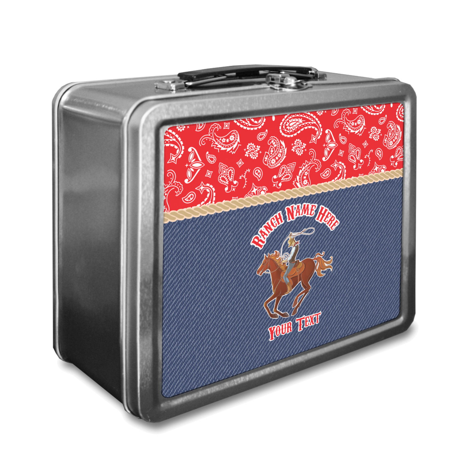 Western Ranch Lunch Box (Personalized) - YouCustomizeIt