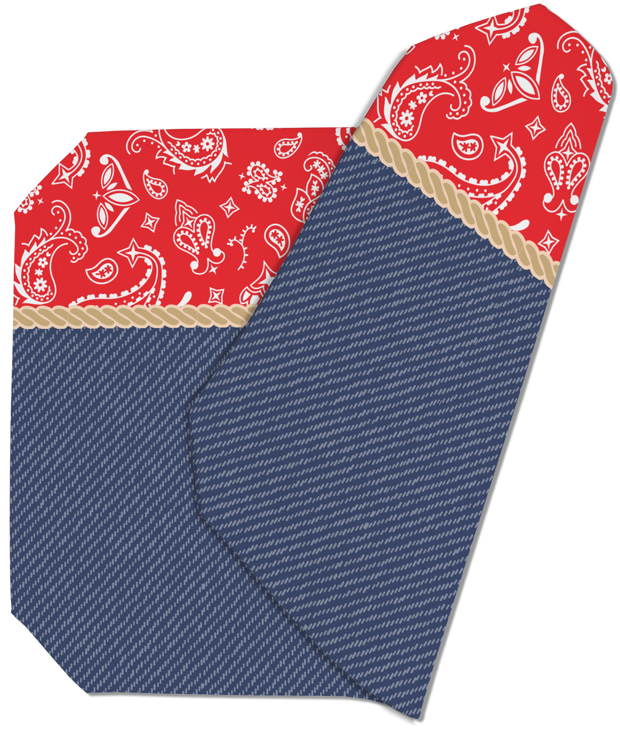 Custom Western Ranch Dining Table Mat - Octagon w/ Name or Text ...