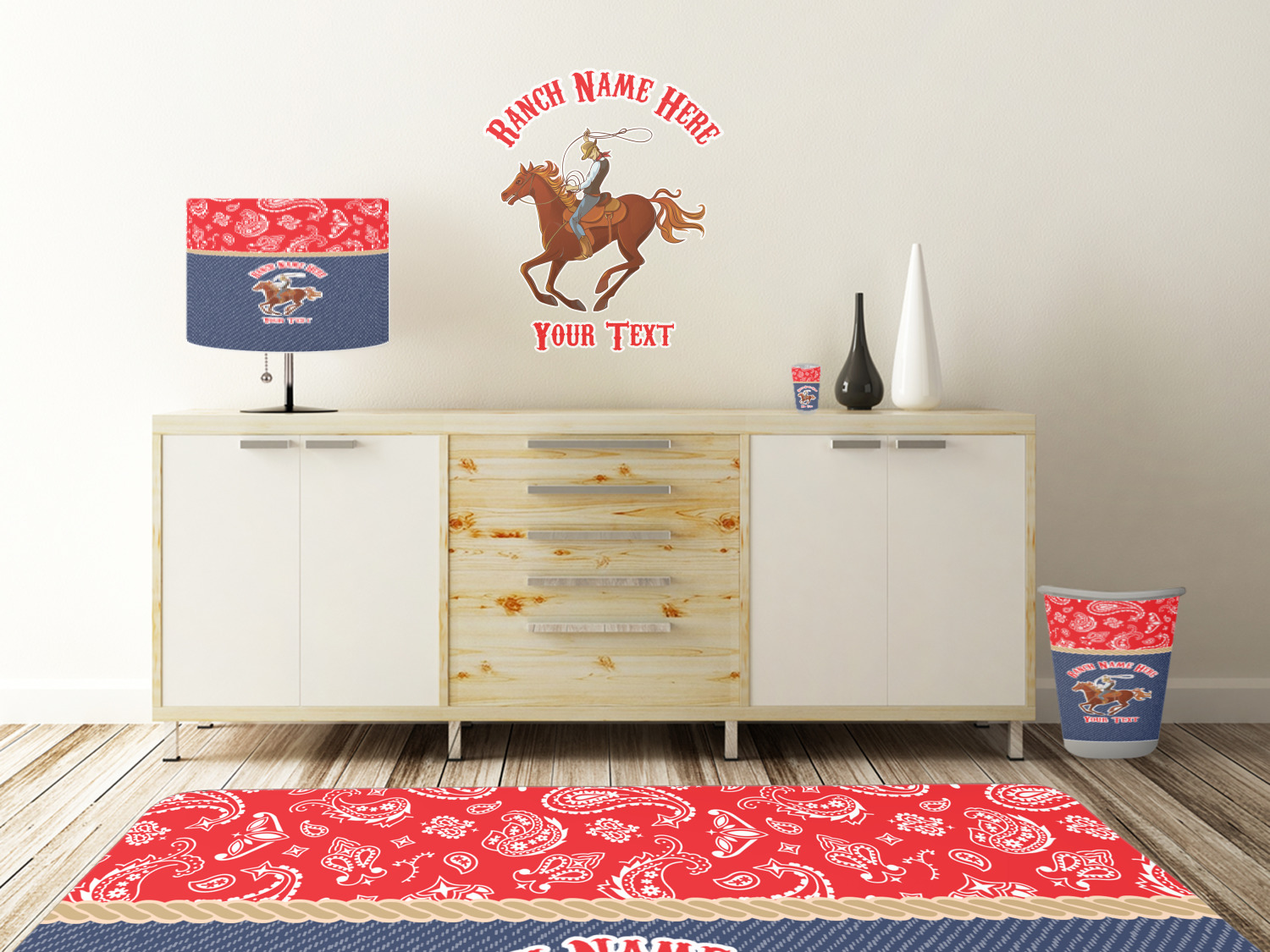 Western Ranch Graphic Decal - XLarge (Personalized) - YouCustomizeIt