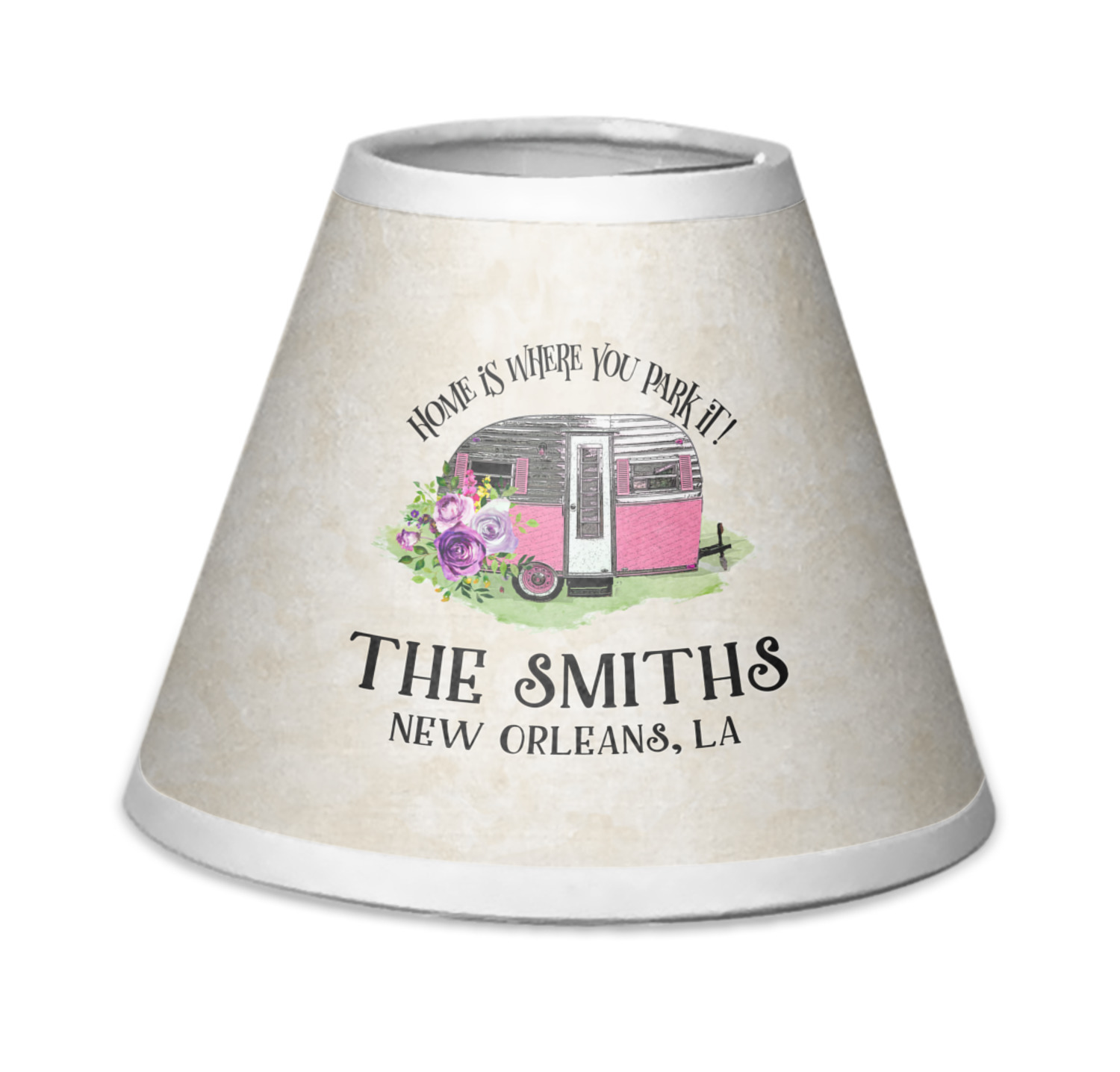 Camper Chandelier Lamp Shade (Personalized) - YouCustomizeIt
