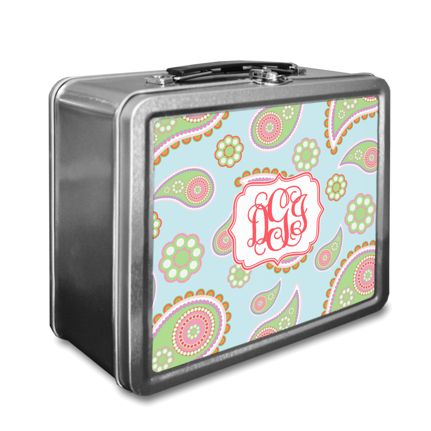Blue Paisley Lunch Box (Personalized) - YouCustomizeIt