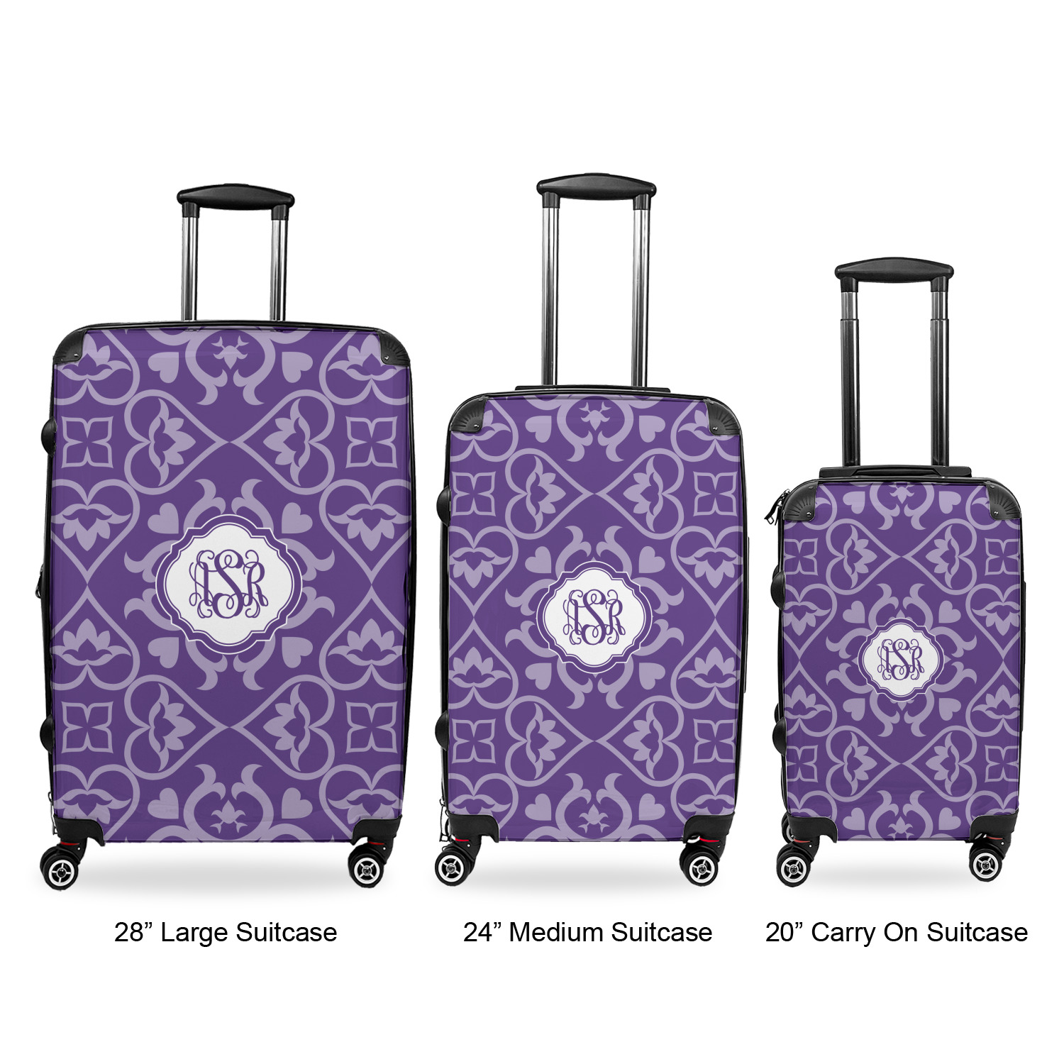 Lotus Flower Suitcase - 20" Carry On (Personalized) - YouCustomizeIt