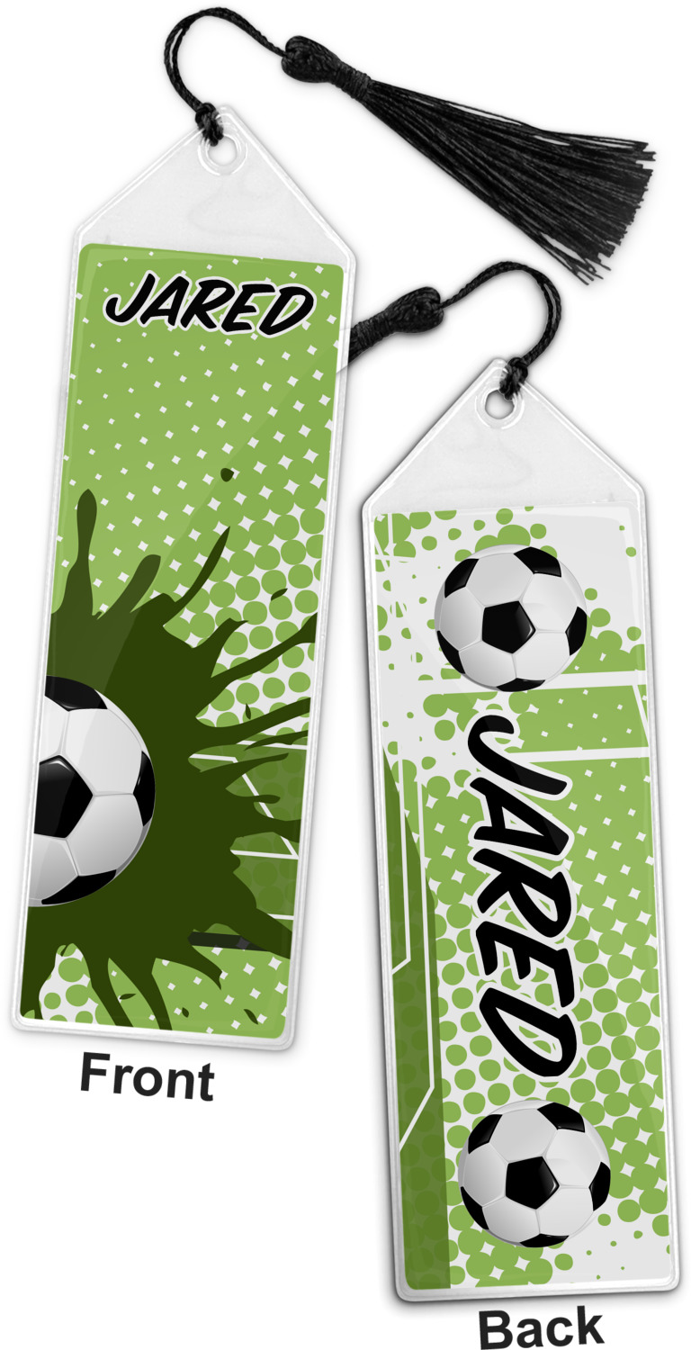 Custom Soccer Book Mark w/Tassel (Personalized) | YouCustomizeIt