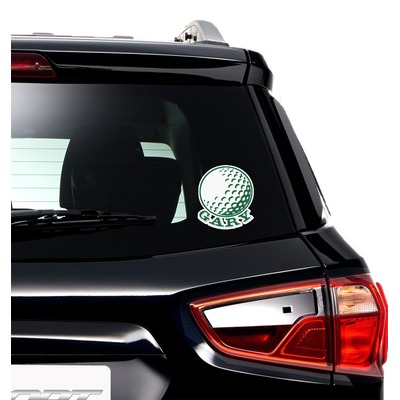 Custom Golf Graphic Car Decal (Personalized) | YouCustomizeIt