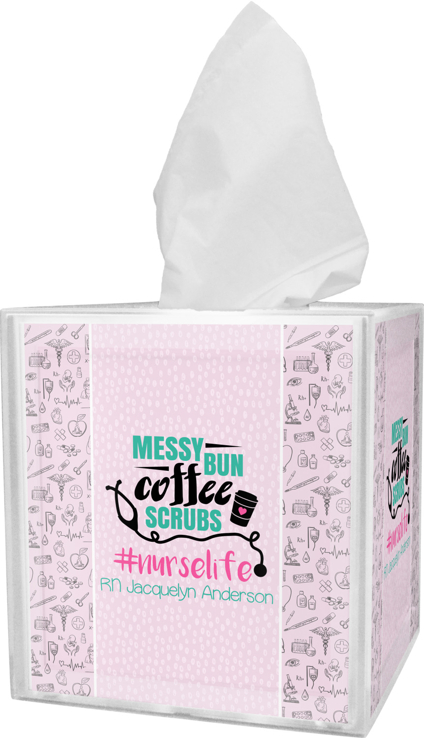Nursing Quotes Tissue Box Cover (Personalized) - YouCustomizeIt