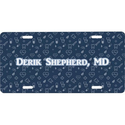Medical Doctor Front License Plate (Personalized) - YouCustomizeIt