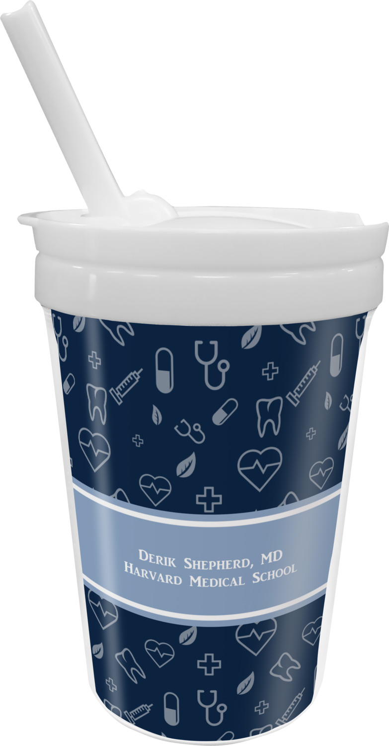 Medical Doctor Sippy Cup with Straw (Personalized) - YouCustomizeIt