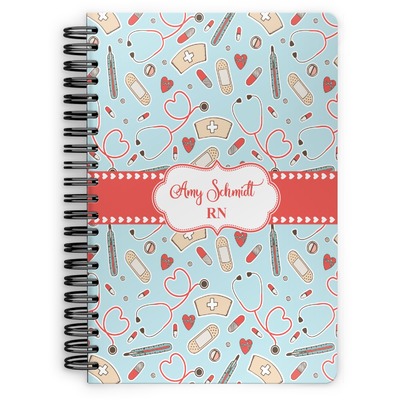 Custom Nurse Spiral Notebook - 7x10 w/ Name or Text | YouCustomizeIt