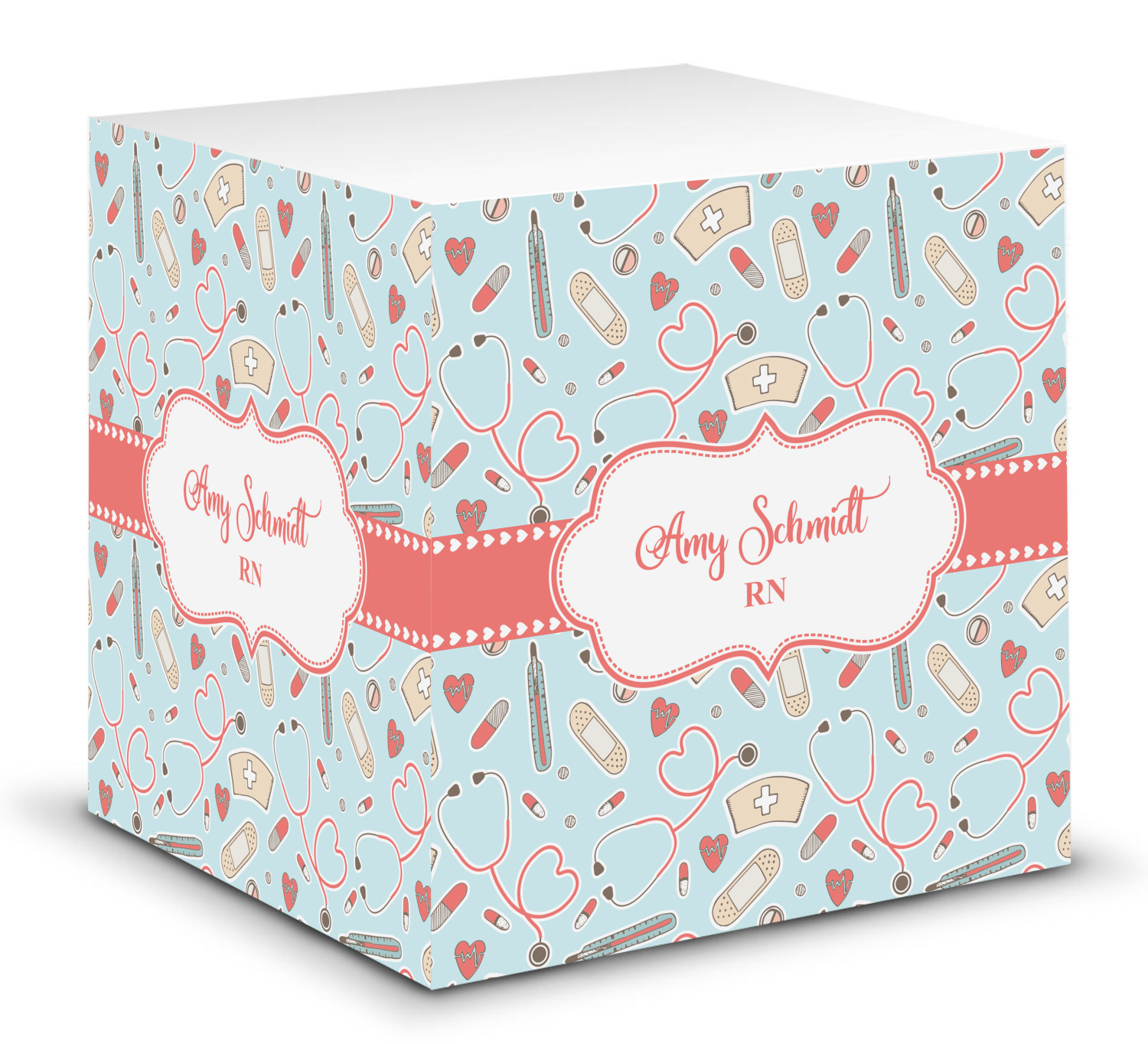 Nurse Sticky Note Cube (Personalized) - YouCustomizeIt