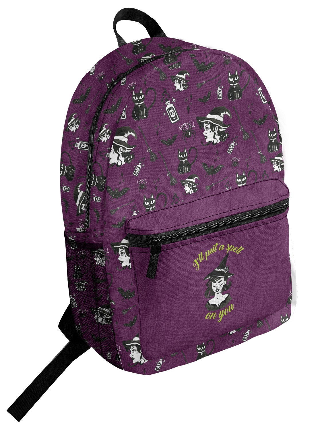 Witches On Halloween Student Backpack (Personalized) - YouCustomizeIt