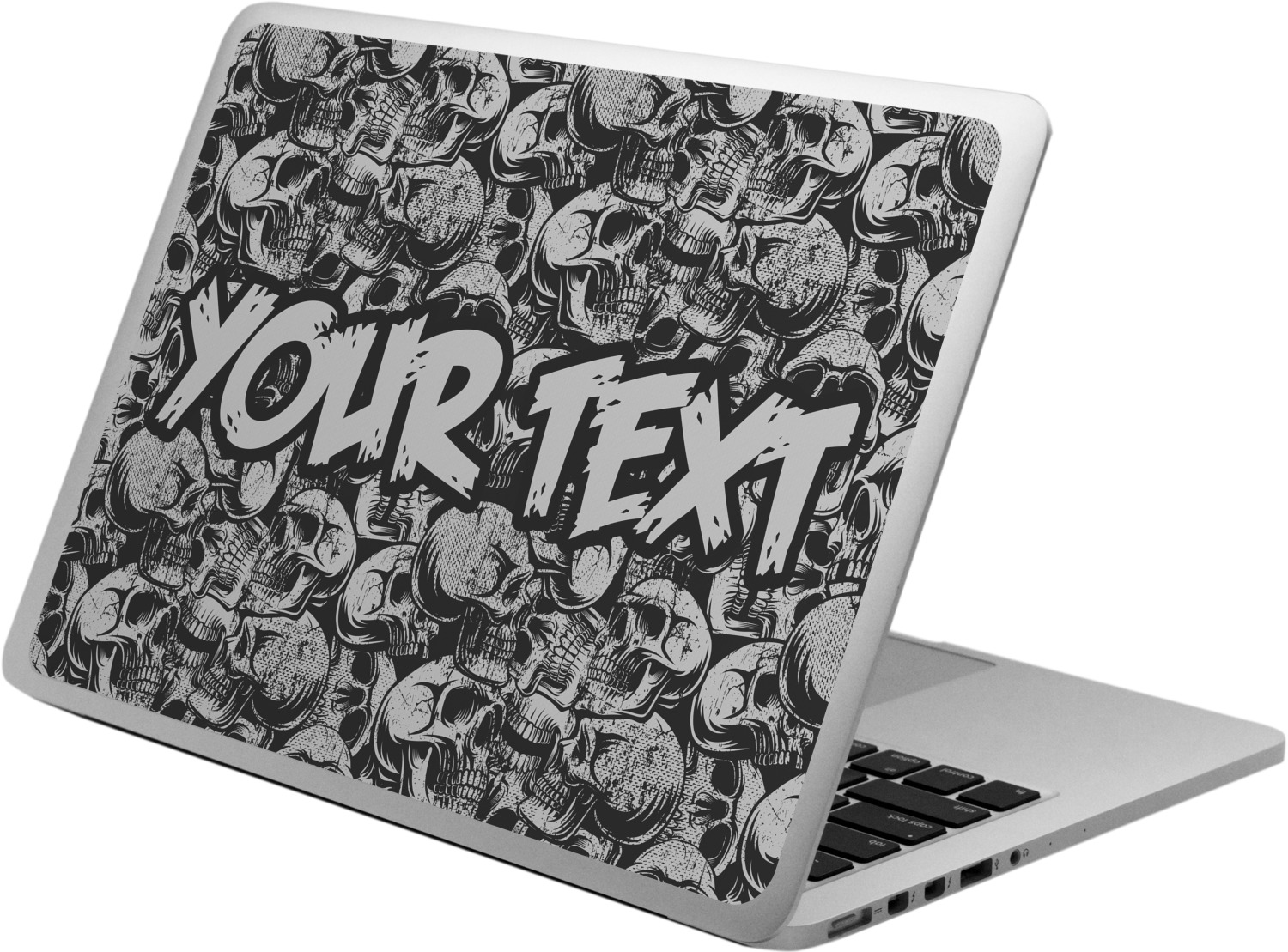 Custom Skulls Laptop Skin - Custom Sized (Personalized) | YouCustomizeIt