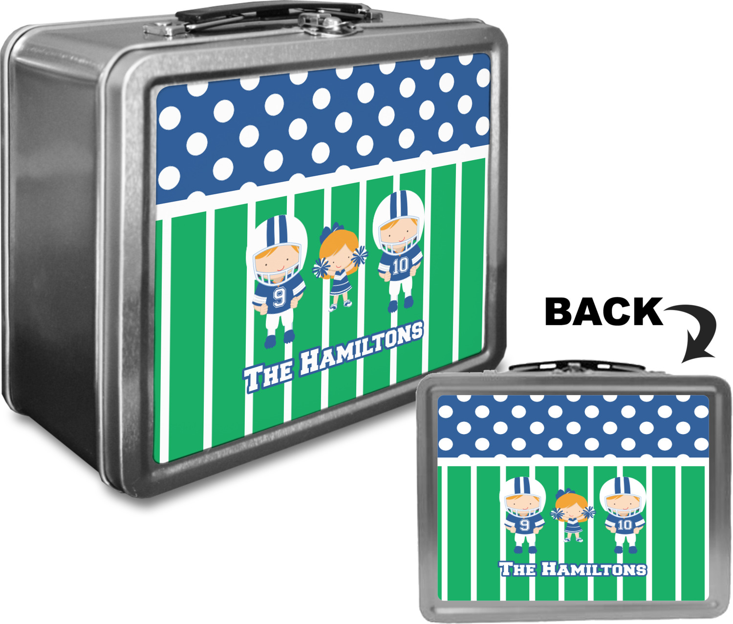Football Lunch Box (Personalized) - YouCustomizeIt