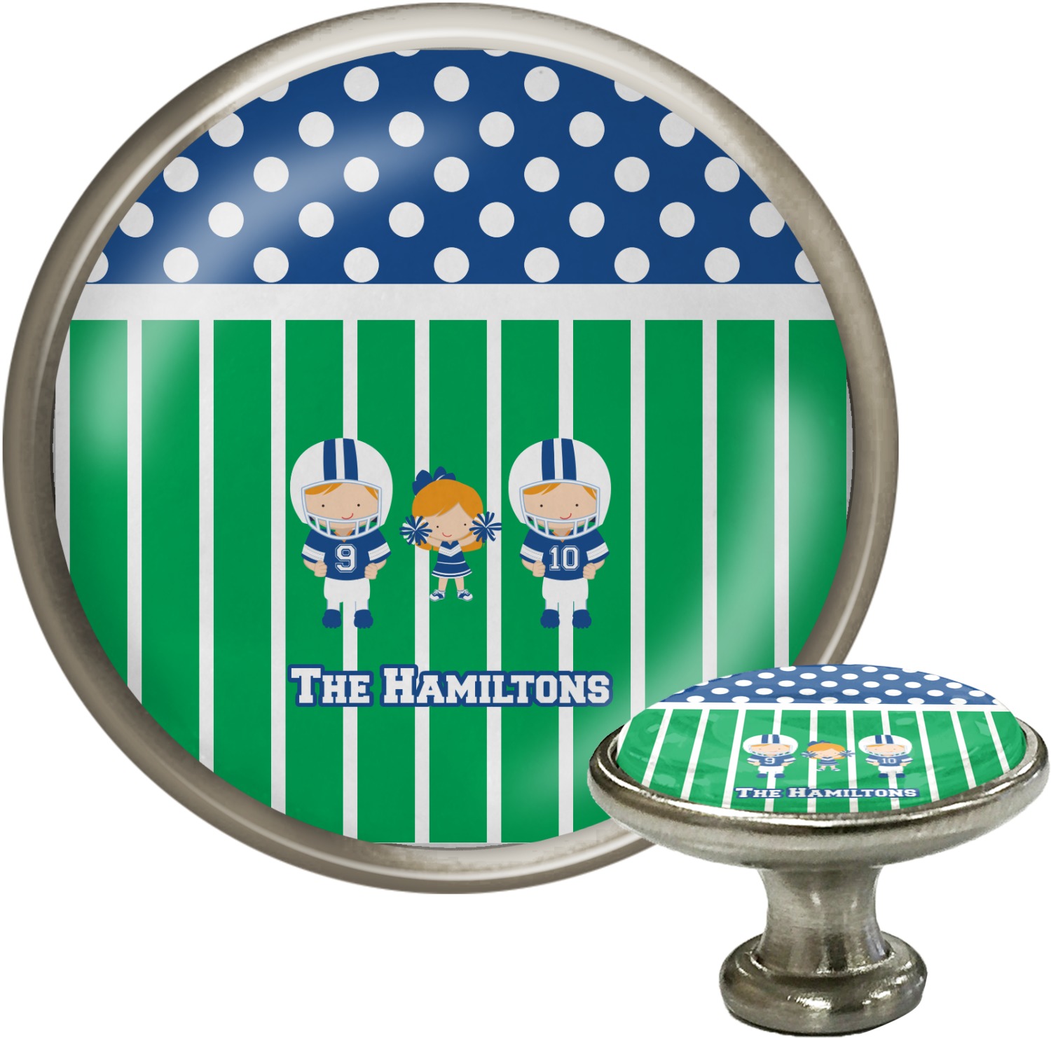 Football Cabinet Knob (Personalized) - YouCustomizeIt
