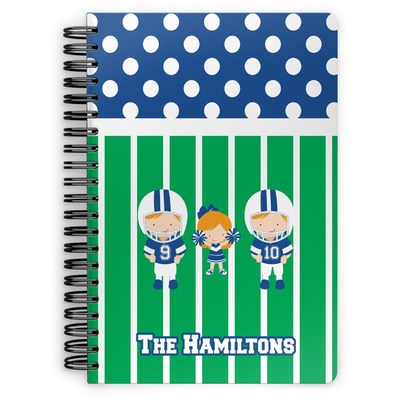 Custom Football Spiral Notebook (Personalized) | YouCustomizeIt