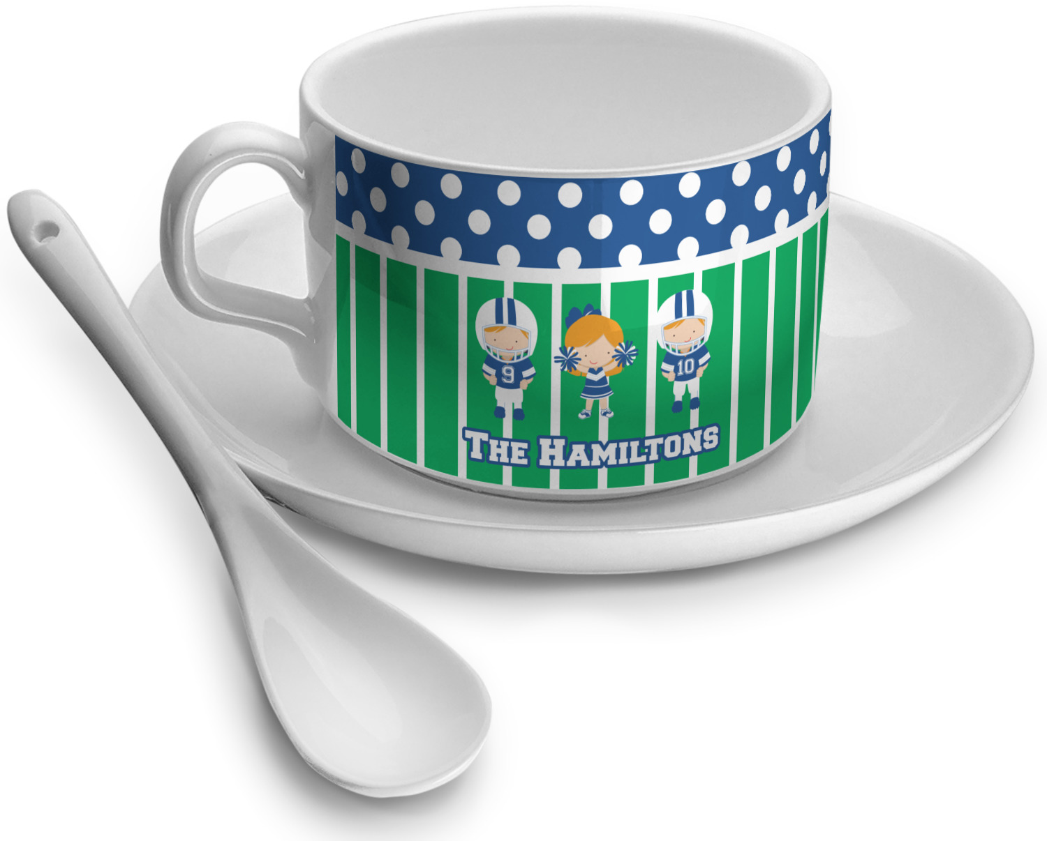 Football Tea Cup (Personalized) - YouCustomizeIt