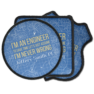 Custom Engineer Quotes Iron on Patches (Personalized) | YouCustomizeIt