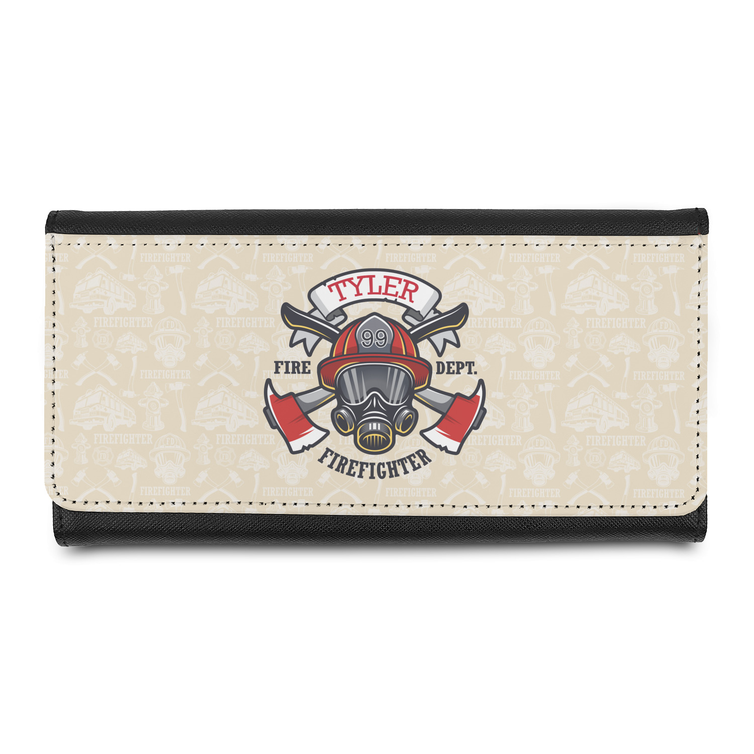 Firefighter Leatherette Ladies Wallet (Personalized) - YouCustomizeIt