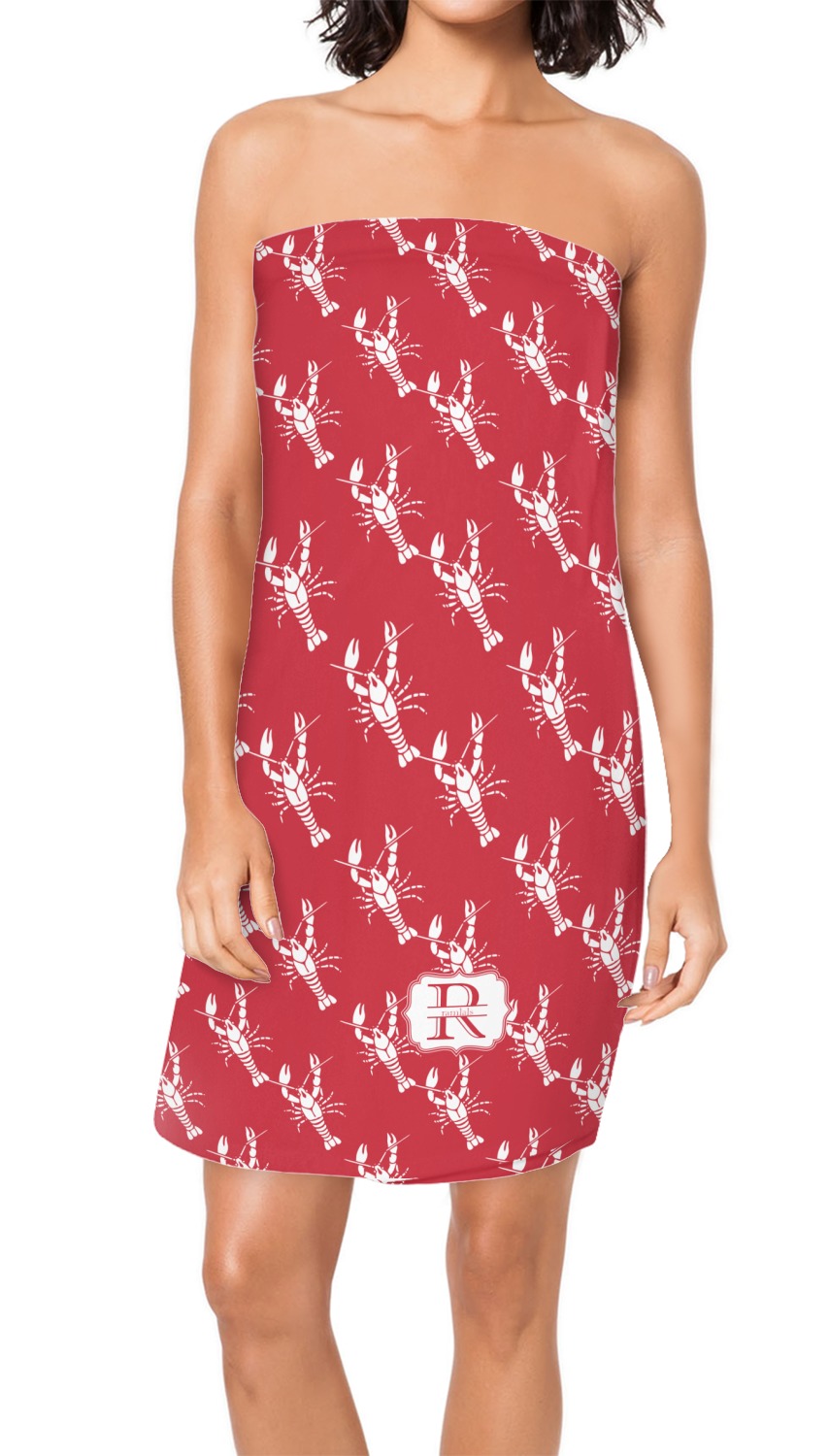 Crawfish Spa / Bath Wrap (Personalized) - YouCustomizeIt