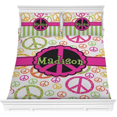 Custom Peace Sign Comforters (Personalized) | YouCustomizeIt