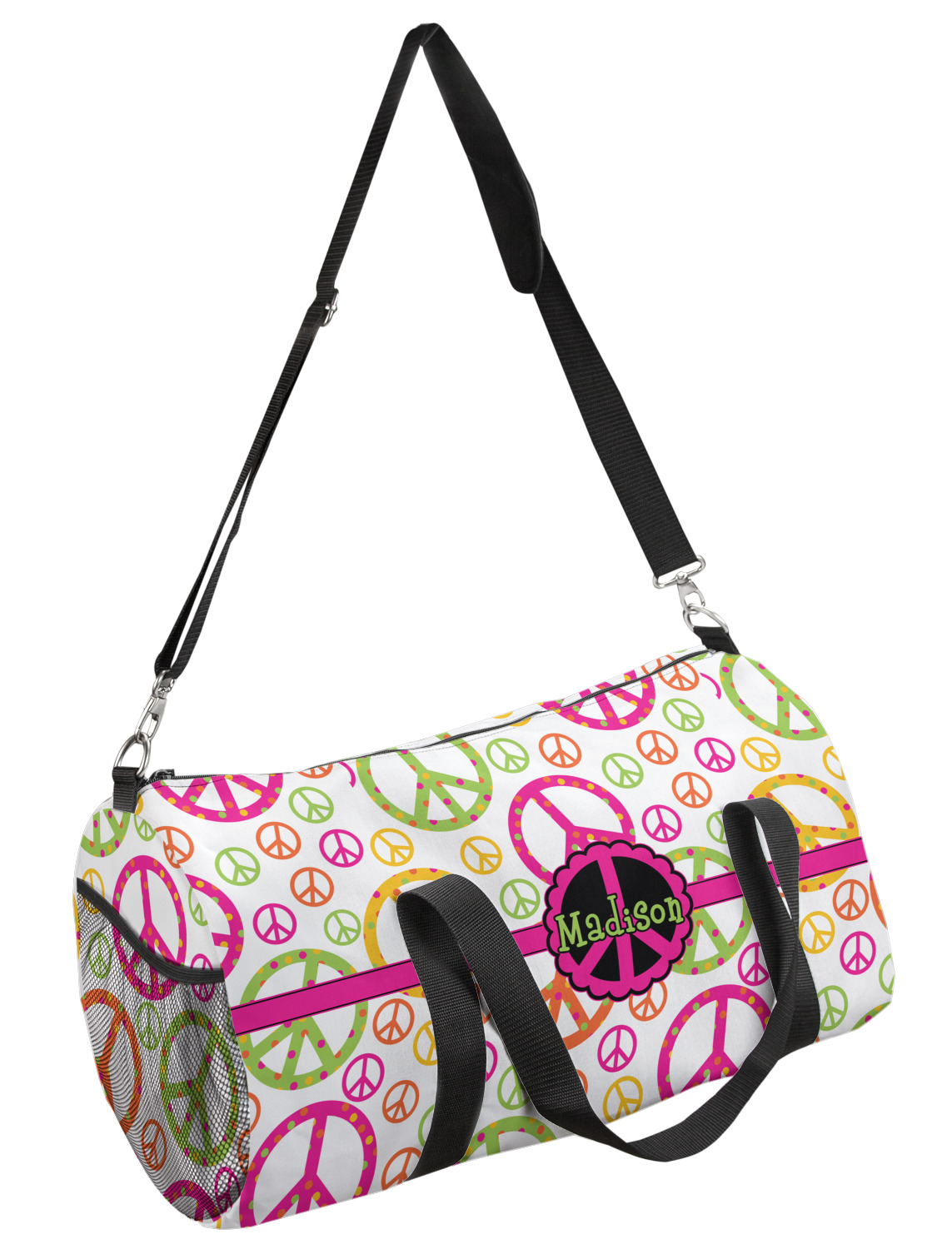 Peace Sign Duffel Bag - Small (Personalized) - YouCustomizeIt