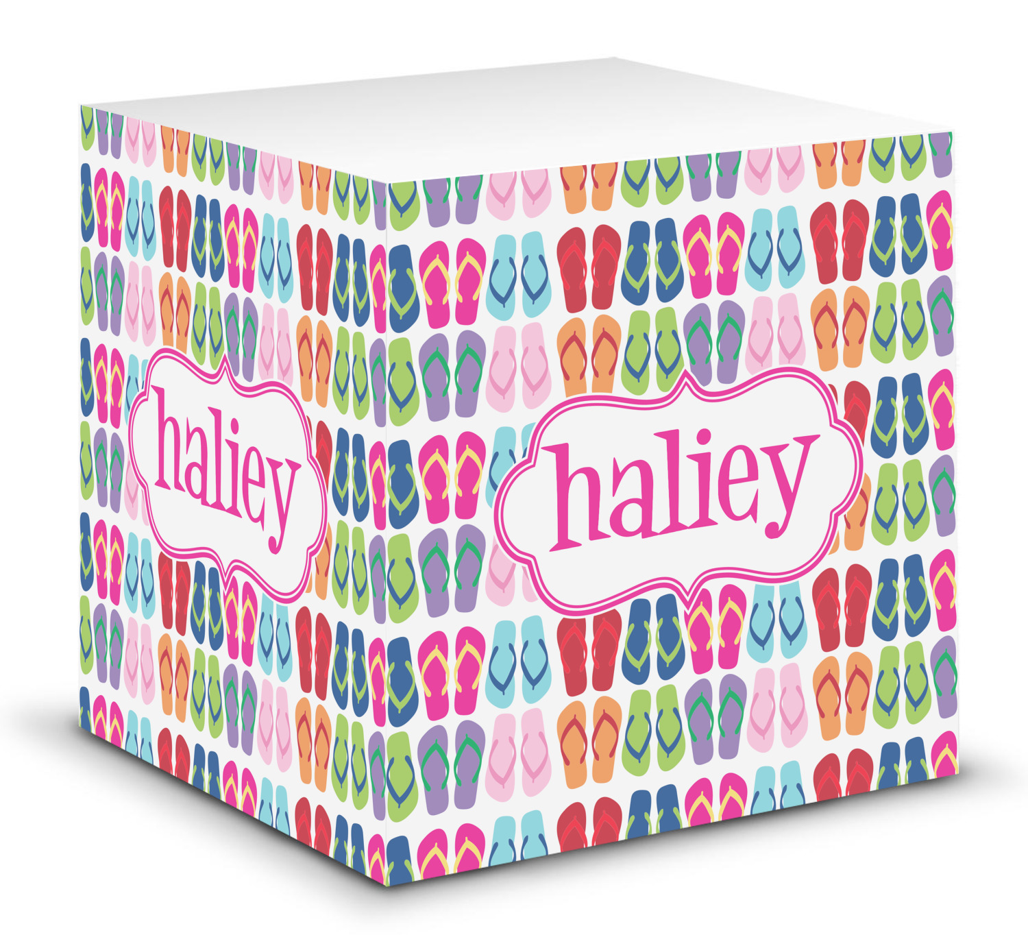 FlipFlop Sticky Note Cube (Personalized) - YouCustomizeIt