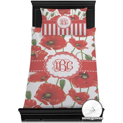 Custom Poppies Duvet Cover (Personalized) | YouCustomizeIt