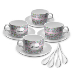 Personalized Tea Cups - Set of 4 - YouCustomizeIt