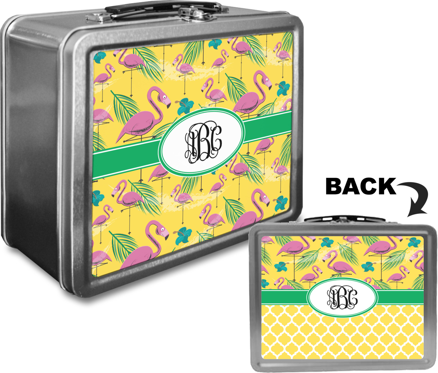 Pink Flamingo Lunch Box (Personalized) - YouCustomizeIt