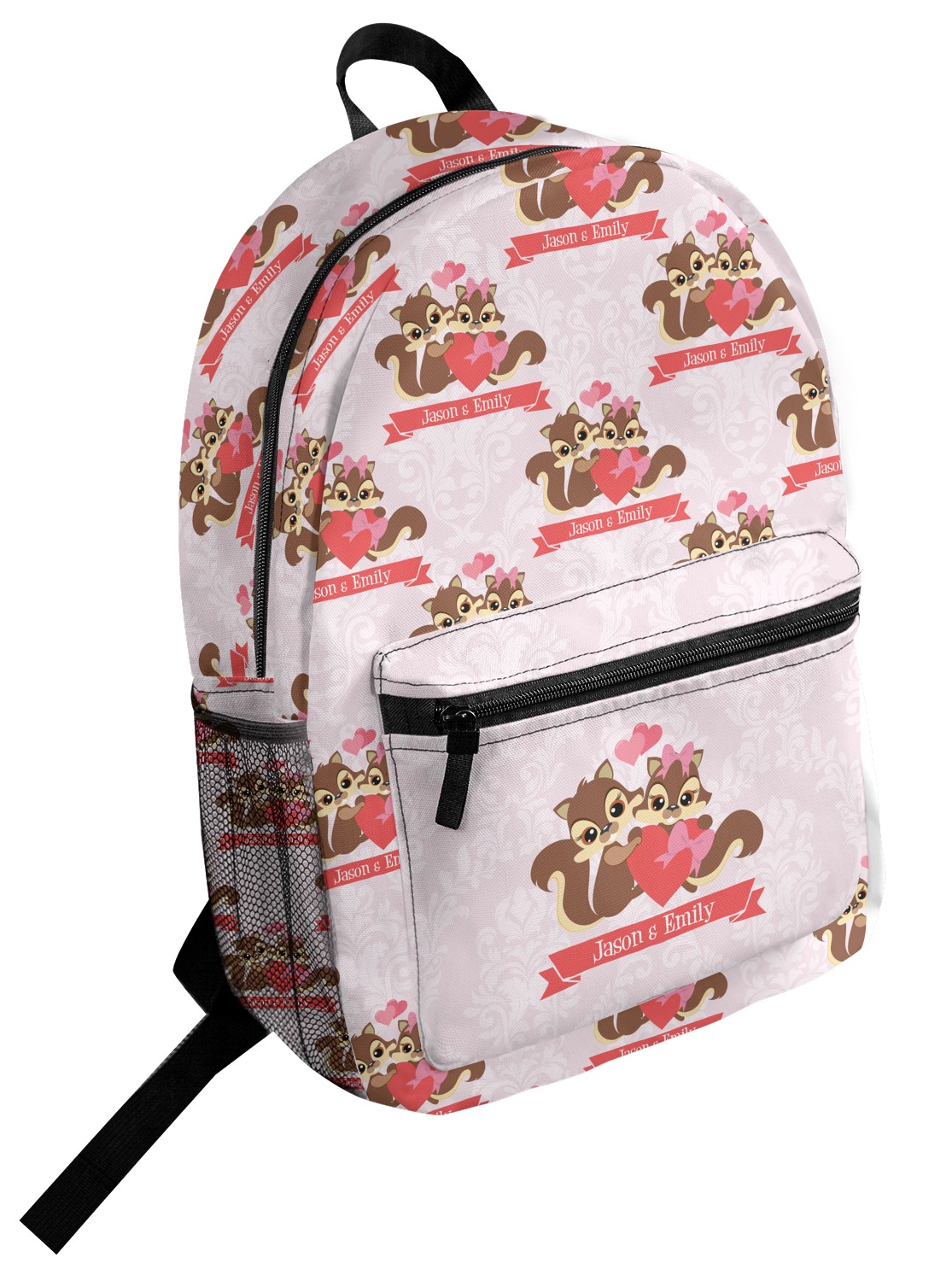 Chipmunk Couple Student Backpack (Personalized) - YouCustomizeIt