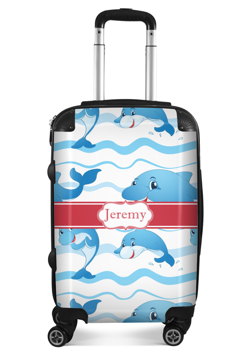 Dolphins Suitcase - 20" Carry On (Personalized) - YouCustomizeIt