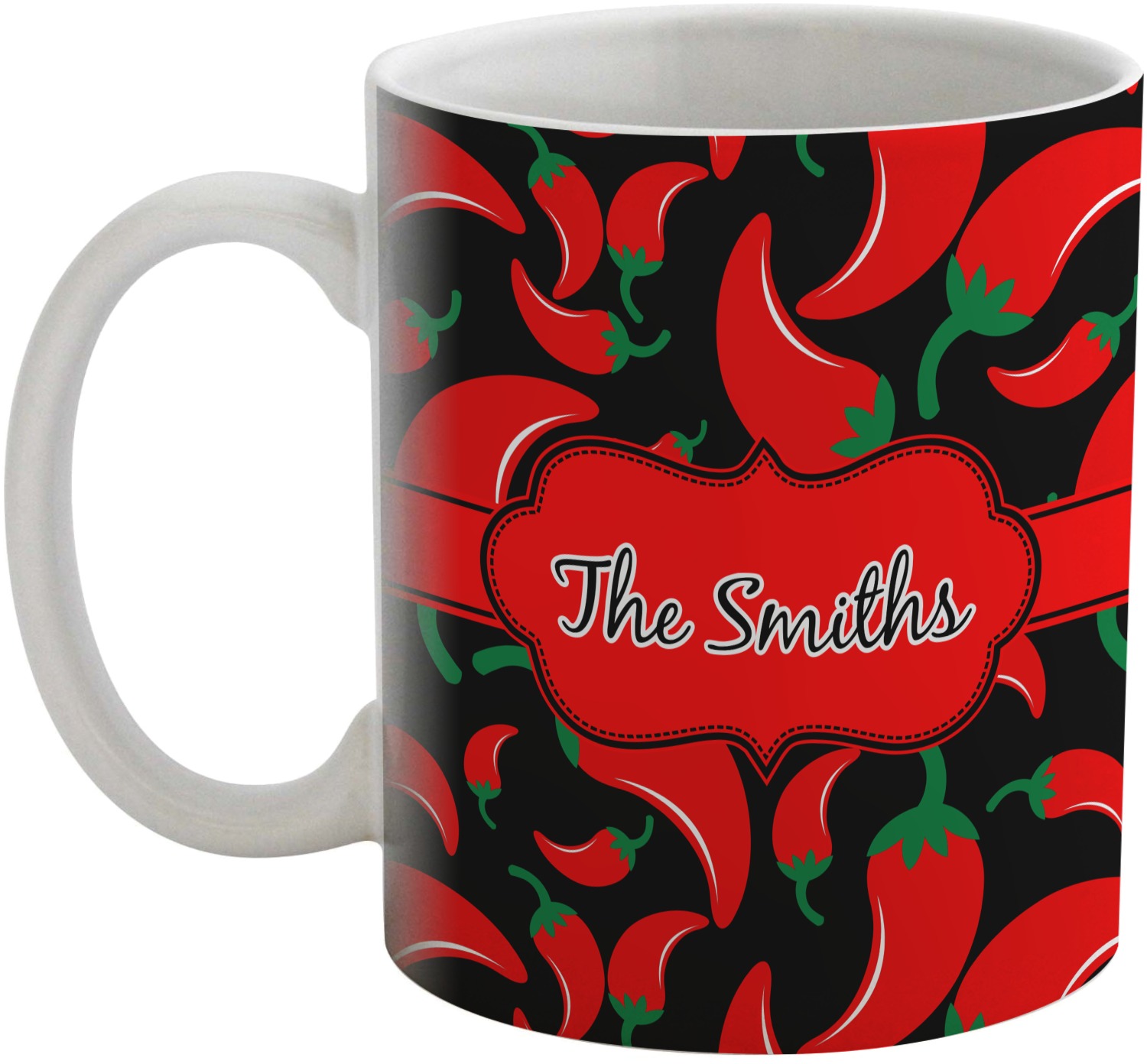 Chili Peppers Coffee Mug (Personalized) - YouCustomizeIt