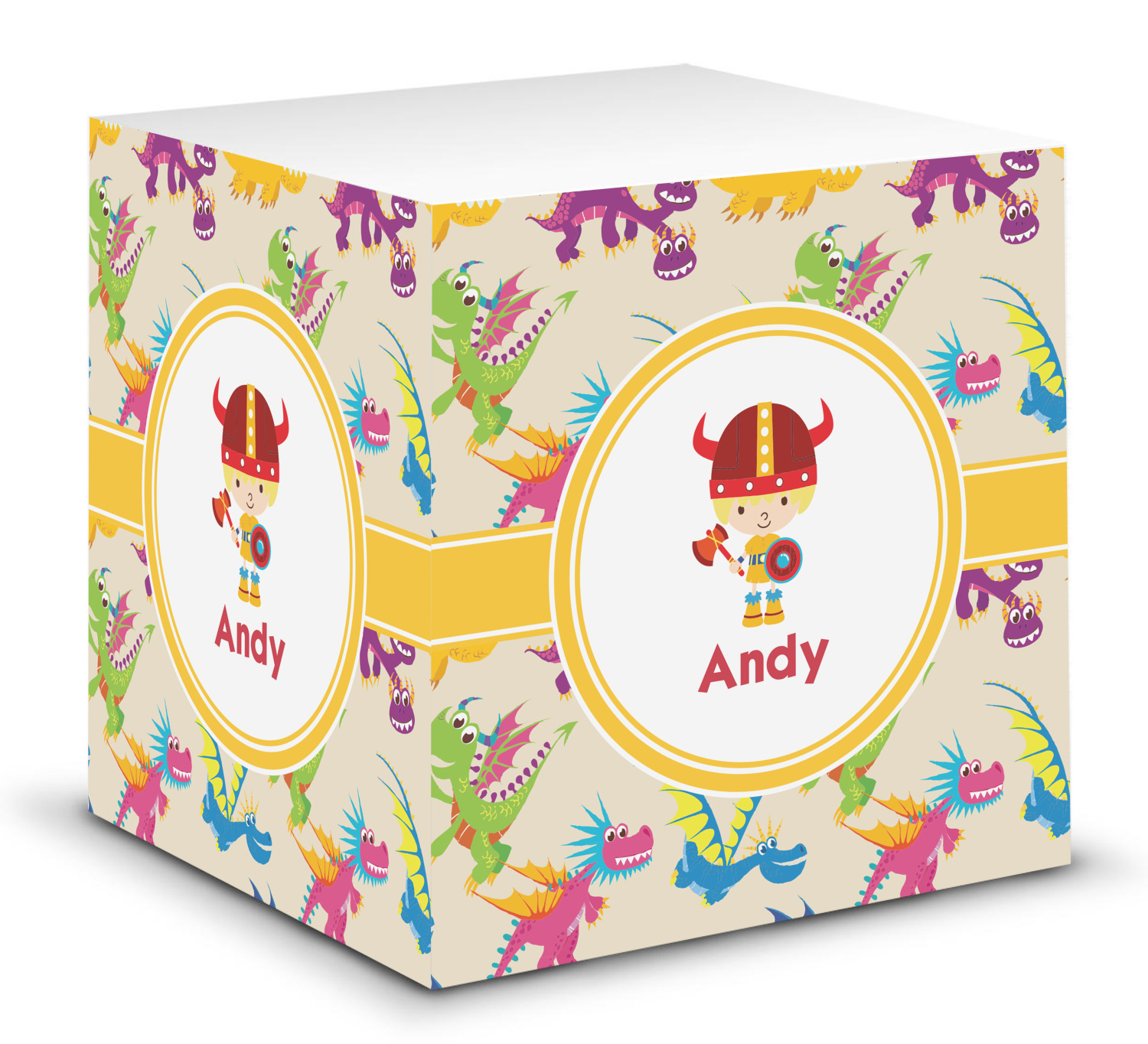 Custom Dragons Sticky Note Cube (Personalized) | YouCustomizeIt