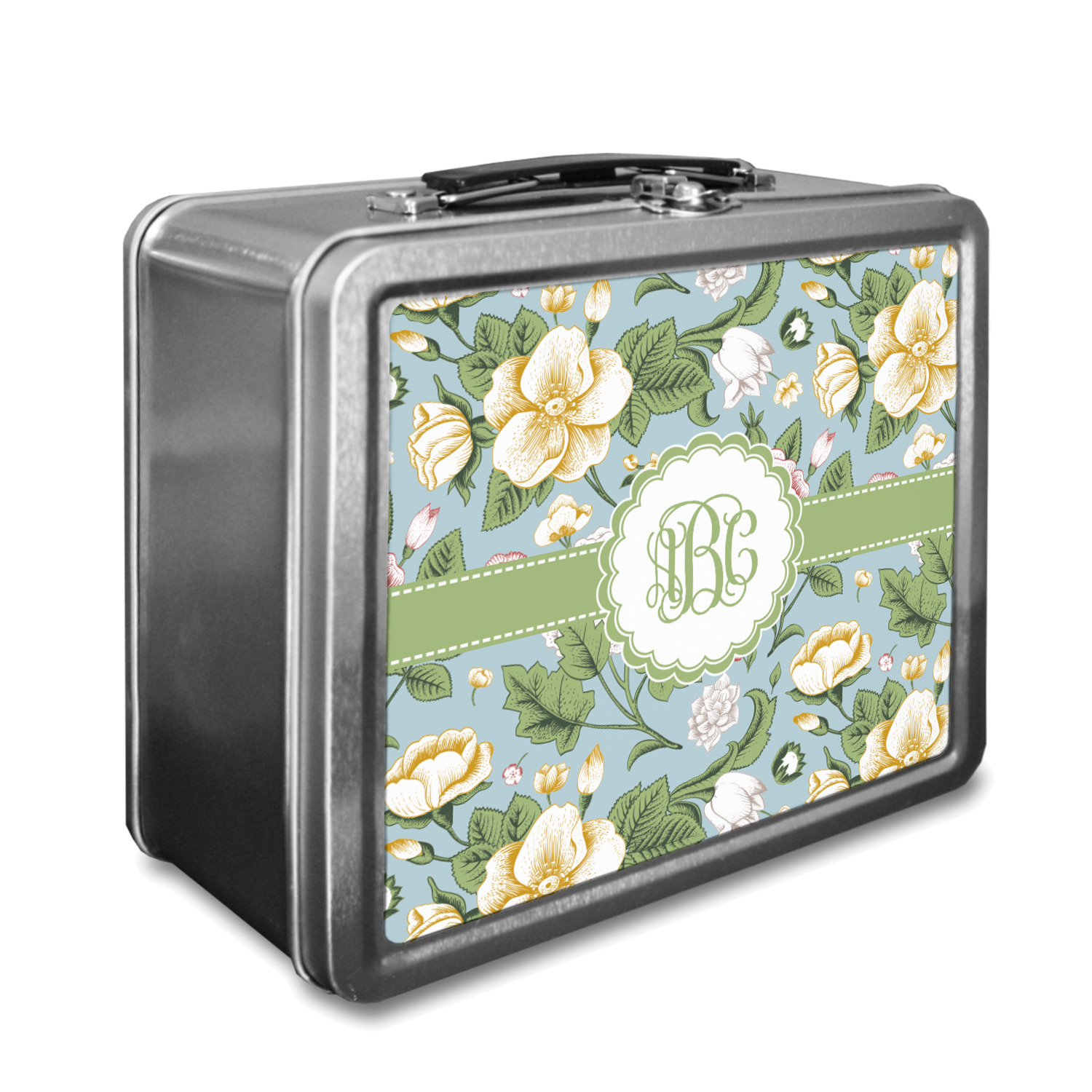 Vintage Floral Lunch Box (Personalized) - YouCustomizeIt