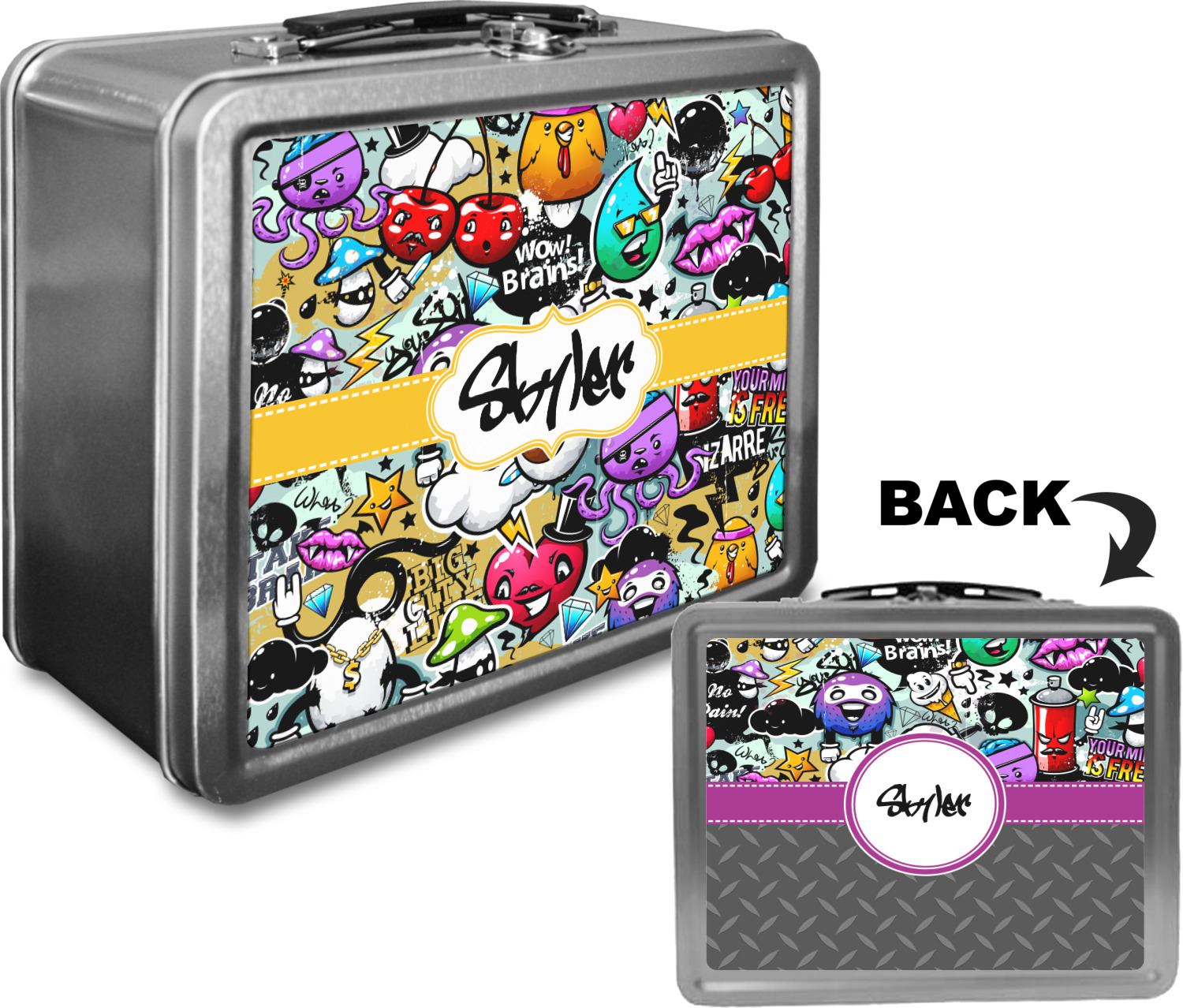 Graffiti Lunch Box (Personalized) - YouCustomizeIt