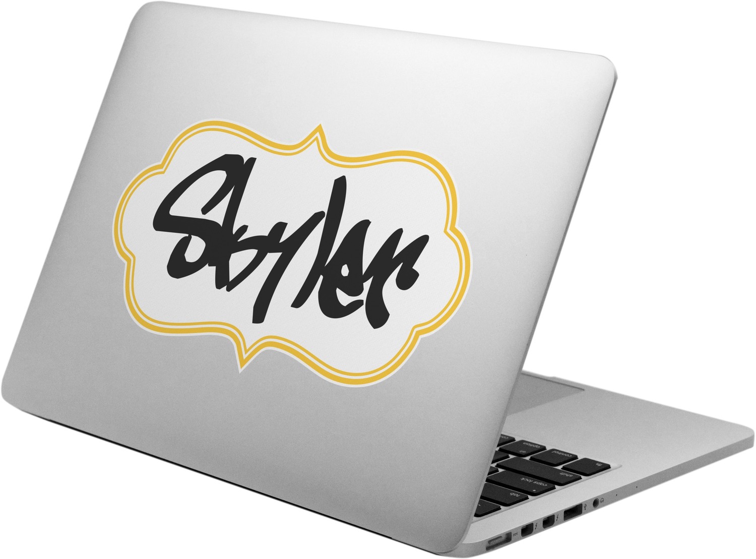 Graffiti Laptop Decal (Personalized) - YouCustomizeIt