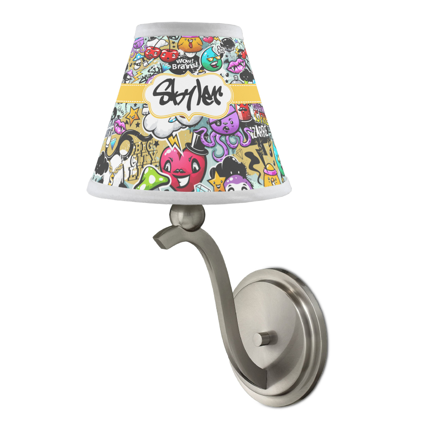 Graffiti Chandelier Lamp Shade (Personalized) - YouCustomizeIt