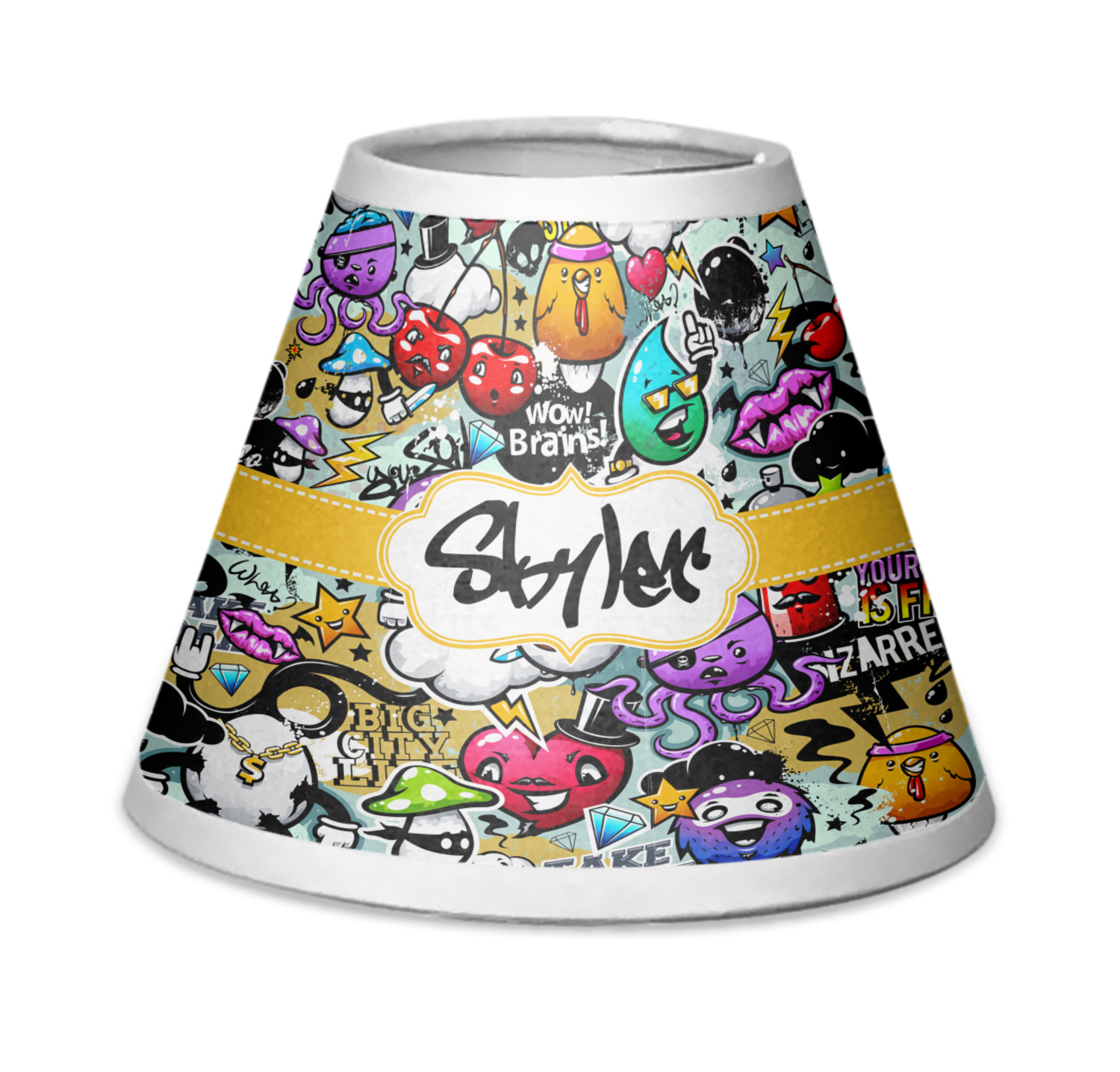 Graffiti Chandelier Lamp Shade (Personalized) - YouCustomizeIt