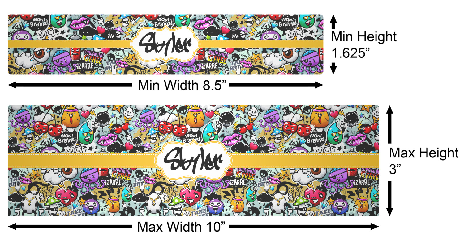Graffiti Water Bottle Labels - Custom Sized (Personalized) - YouCustomizeIt