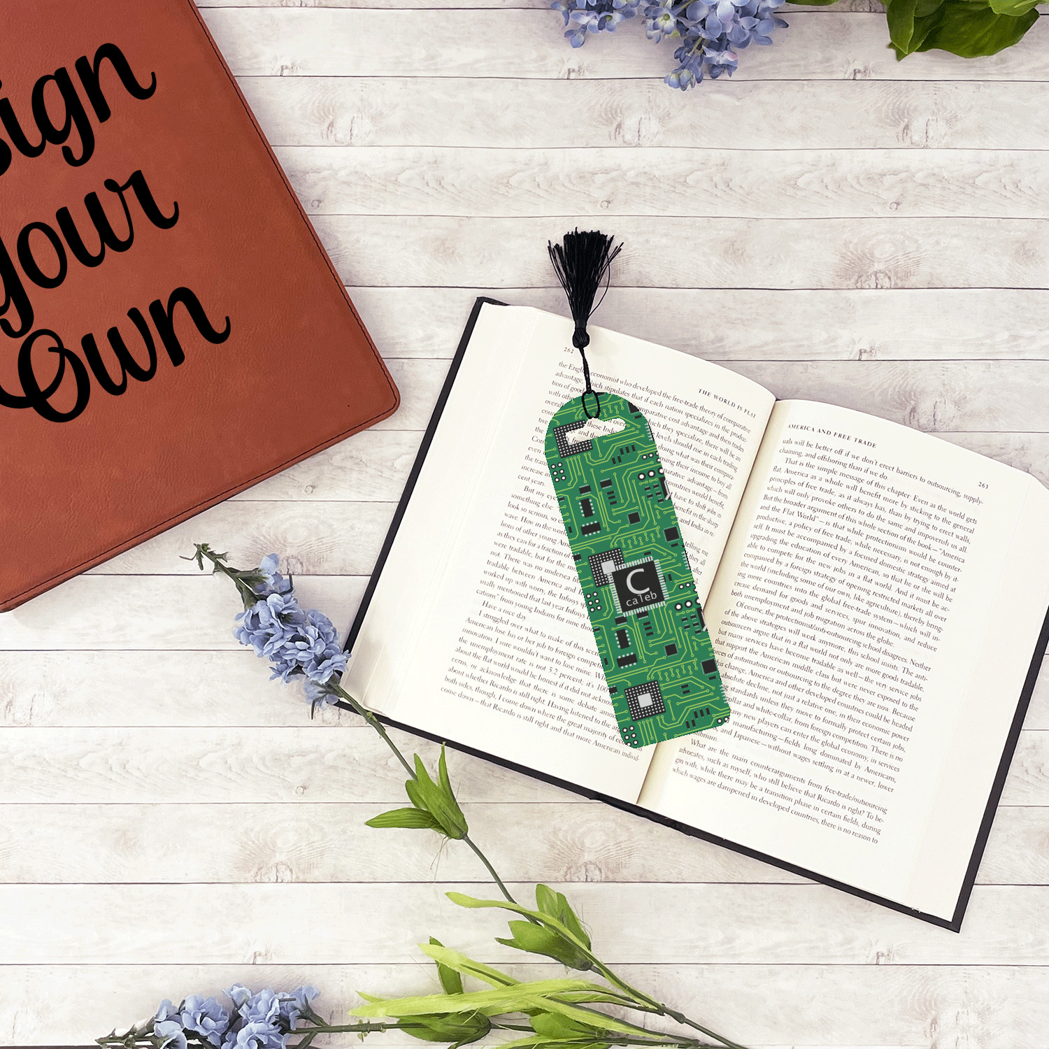 Custom Circuit Board Plastic Bookmark (Personalized) | YouCustomizeIt