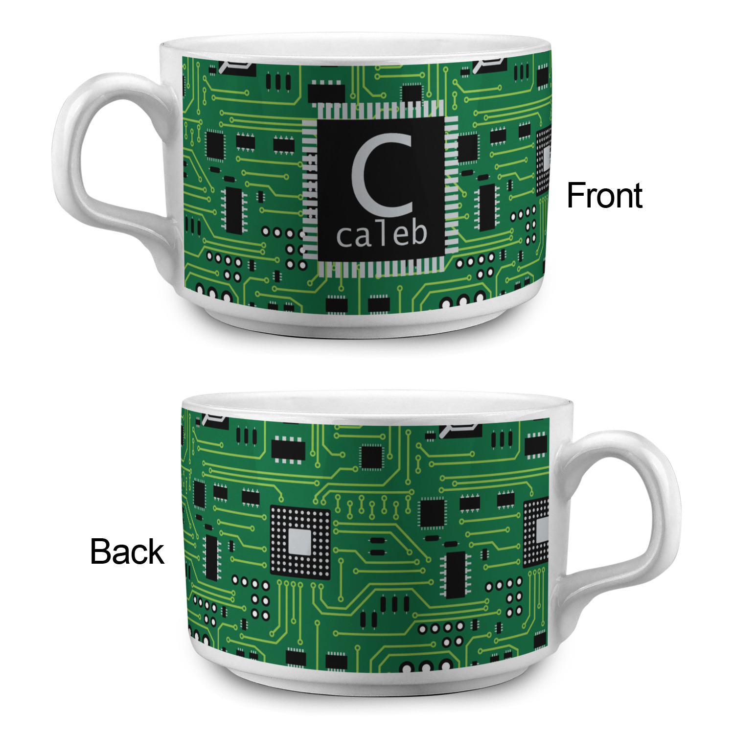 Circuit Board Tea Cup (Personalized) - YouCustomizeIt
