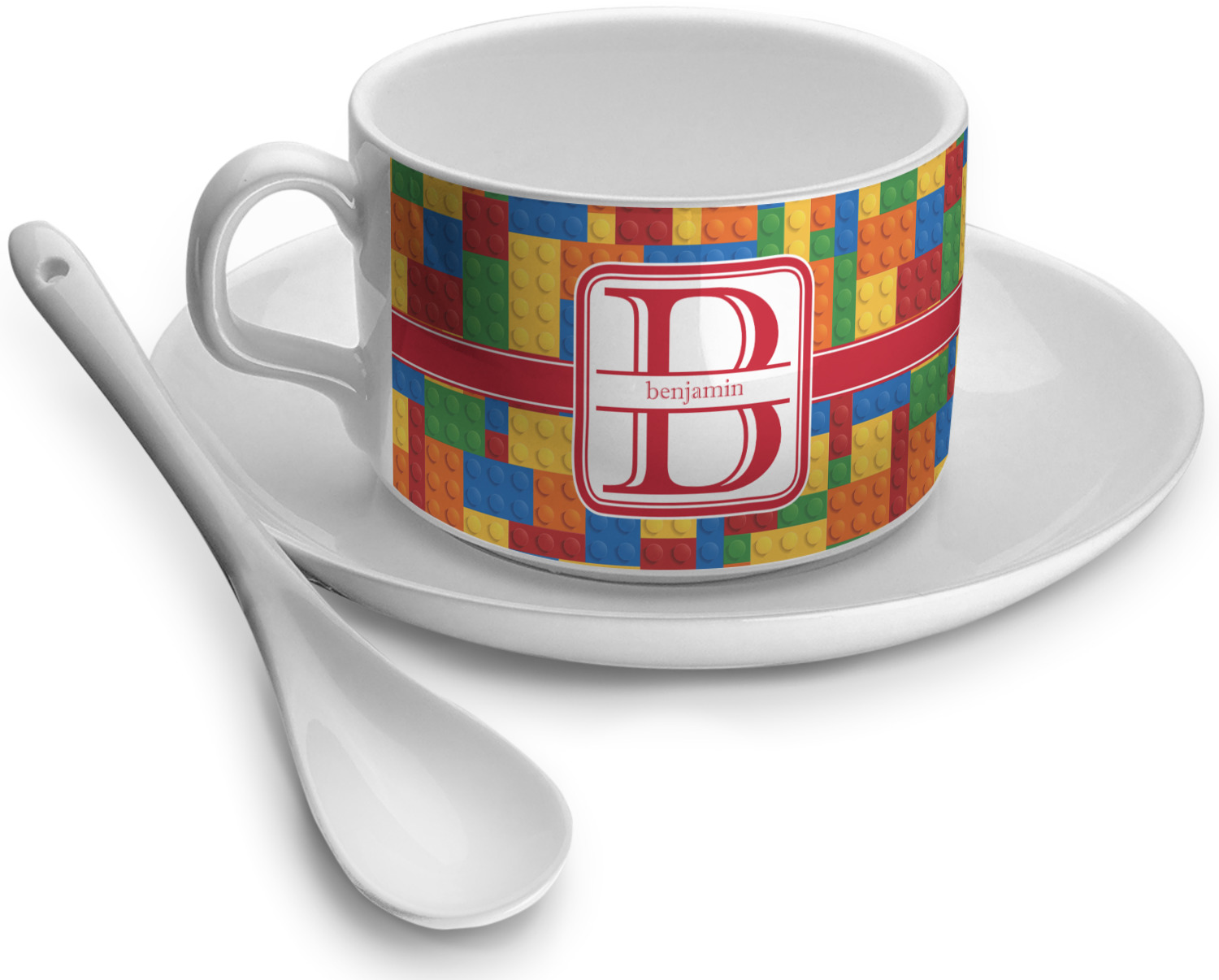 Building Blocks Tea Cup - Single (Personalized) - YouCustomizeIt