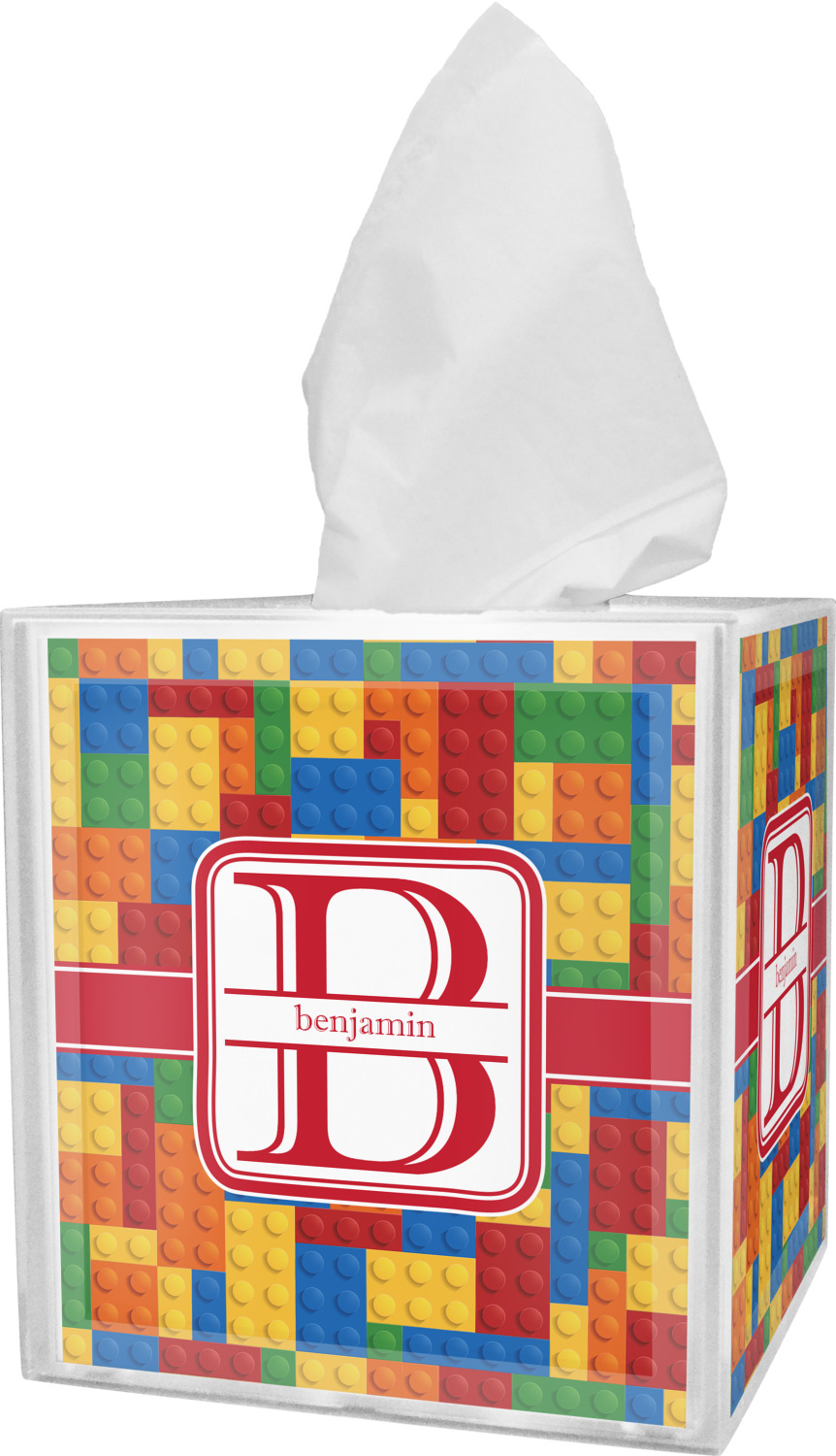 Building Blocks Tissue Box Cover (Personalized) - YouCustomizeIt