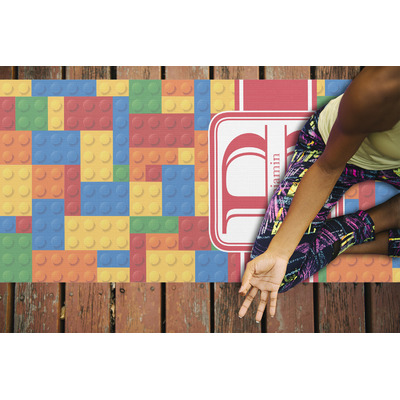 Custom Building Blocks Yoga Mat (Personalized) | YouCustomizeIt