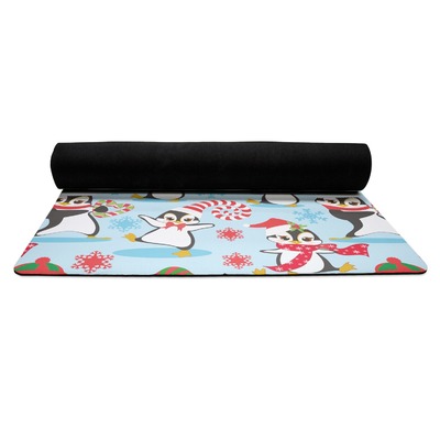 Christmas Penguins Yoga Mat (Personalized) - YouCustomizeIt