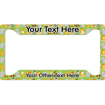 Custom Safari License Plate Frame (Personalized) | YouCustomizeIt